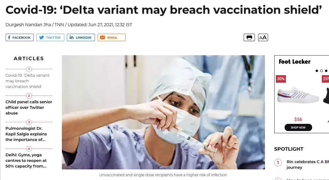 Be alert! CDC reports 750 deaths from breakthrough infection! Expert ...