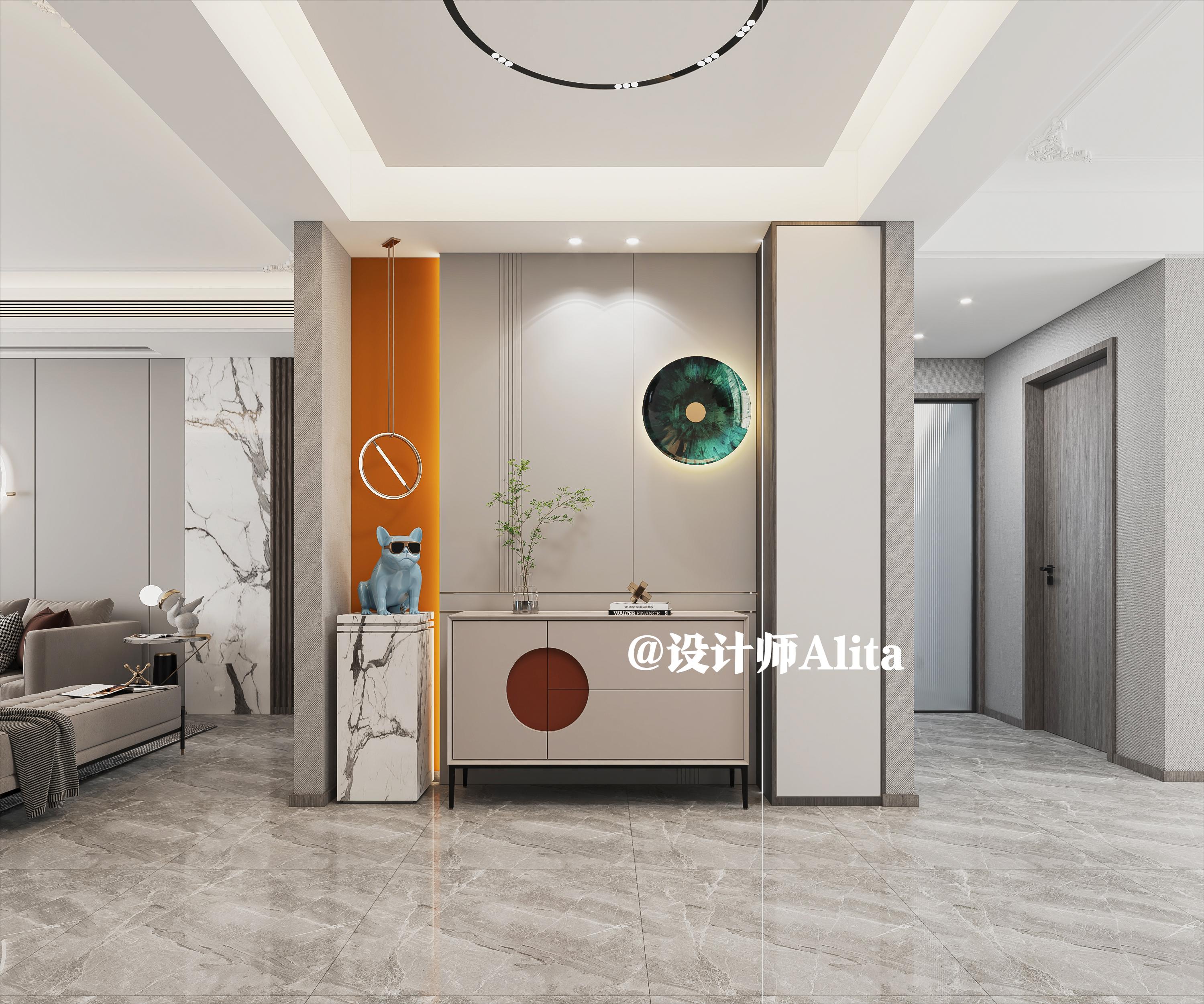 Modern wind meets warm colors, exquisite style creates a comfortable ...
