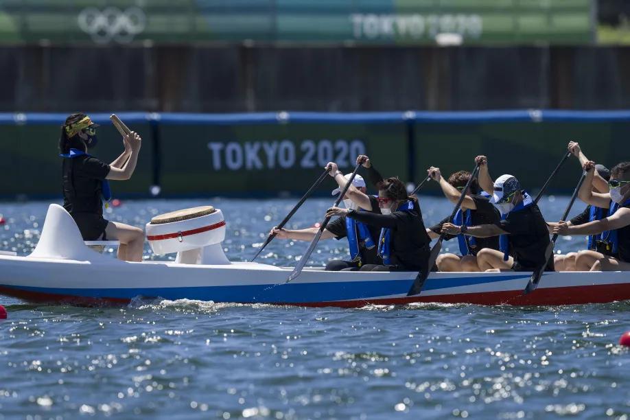 The Chinese dragon boat finally reached the Olympic Games from the ...