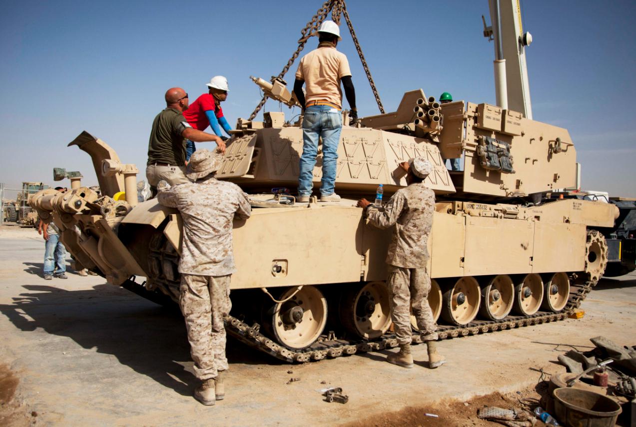 The M1ABV assault breaker was not favored at first, but it was favored ...