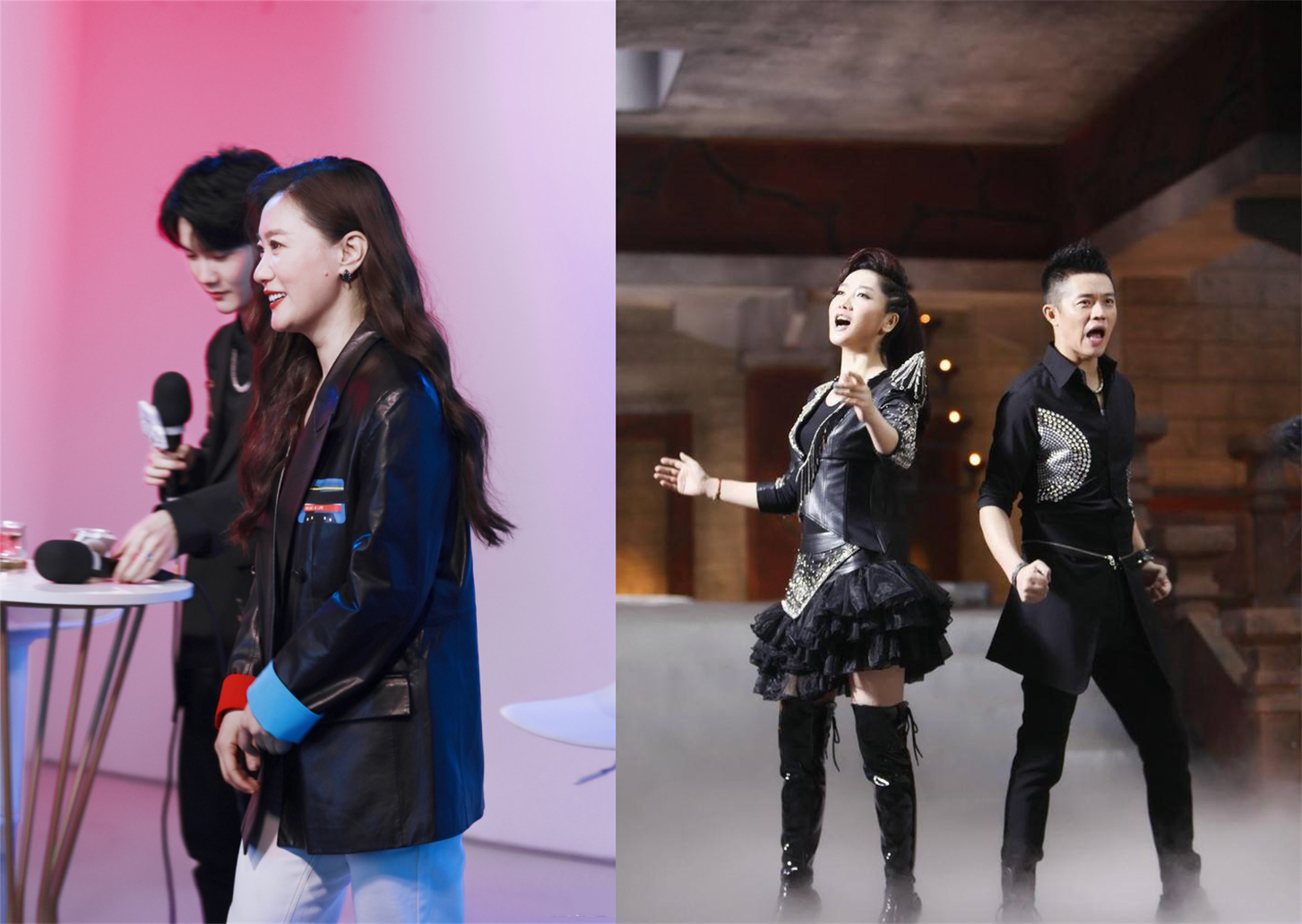 Tan Jing cross-border to sing the theme song to the game, the leather ...