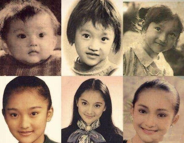 Zhou Xun's childhood photos were exposed, and his long legs were eye-catching. Netizens: Some ...