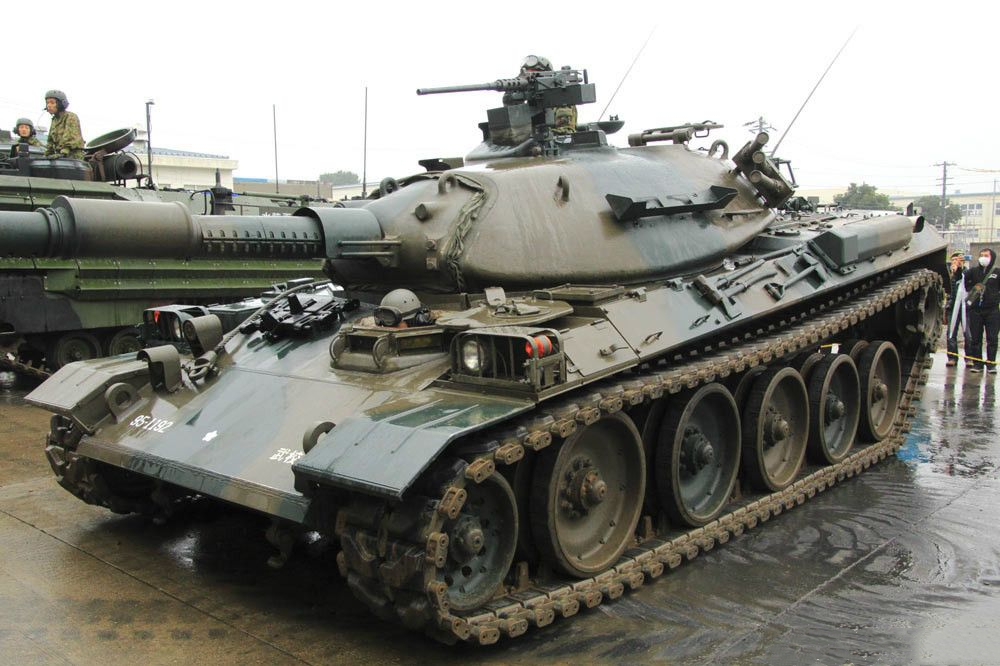 Japanese equipment records - Type 74 main battle tank - iNEWS