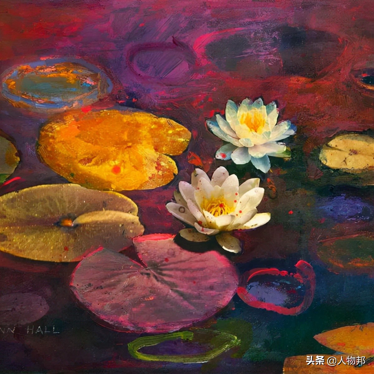 Water Lilies and Sky by Canadian Artist Steven Hall - iNEWS