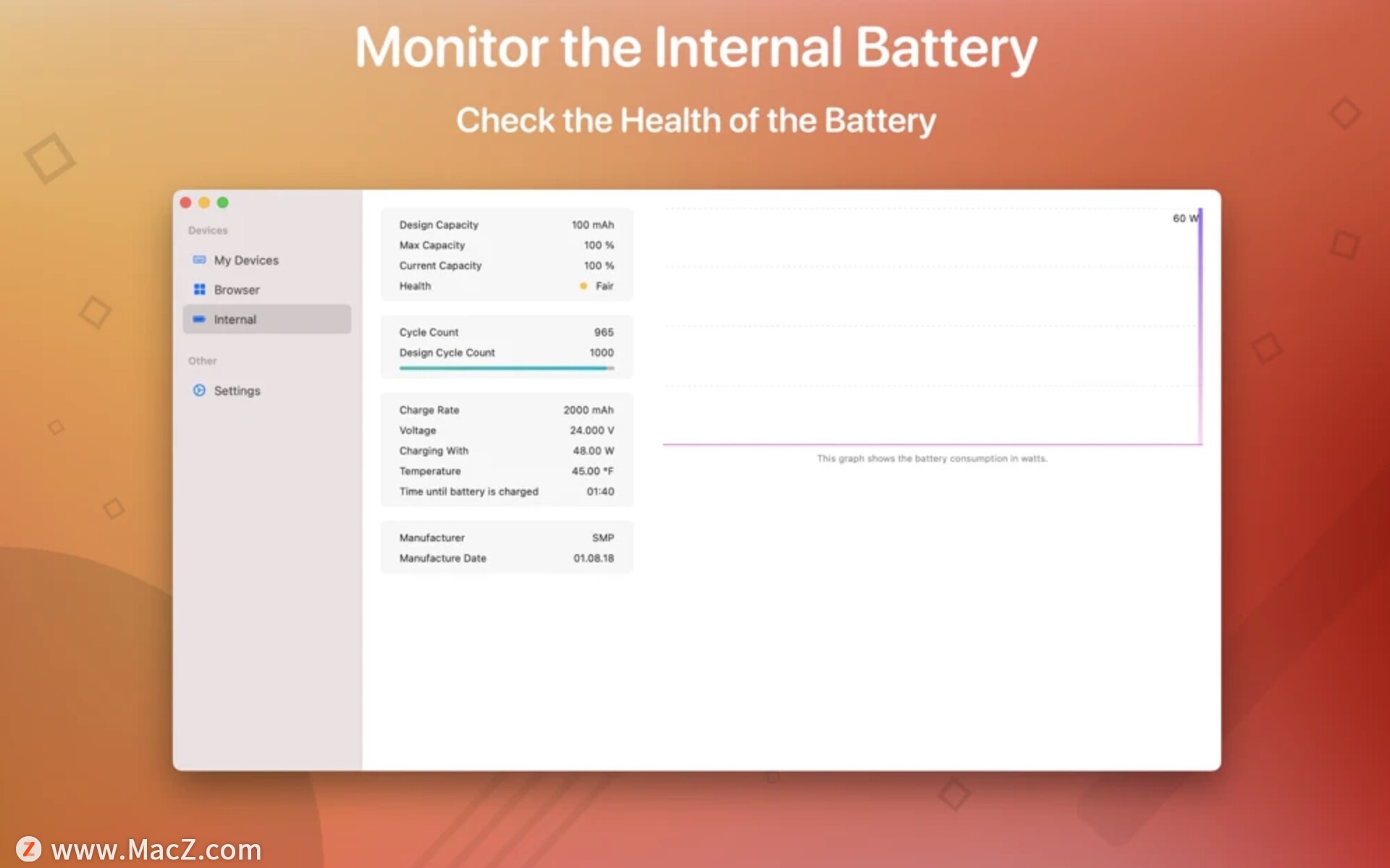 Magic Battery for Mac (battery display tool) - iMedia