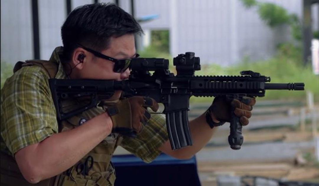 The new rifle is included in the special forces of the South Korean ...