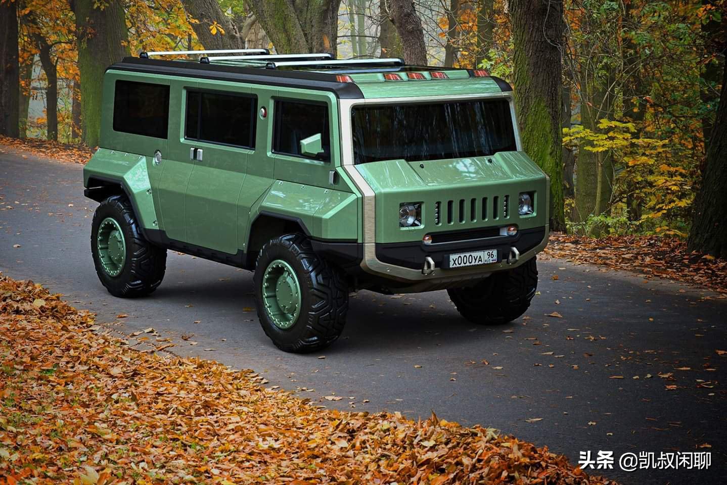 U.S. Hummer and Russian UAZ Mishmash are in love, gave birth to H-UAZ ...