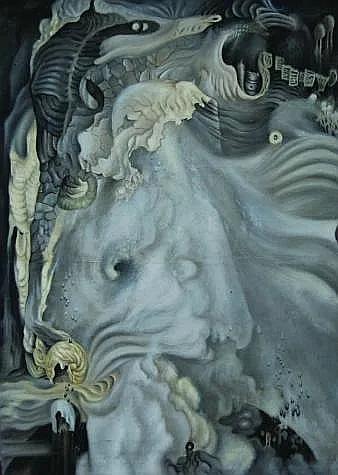 Five brothers talk about painting oil painting in China 87. Ren Jian in ...