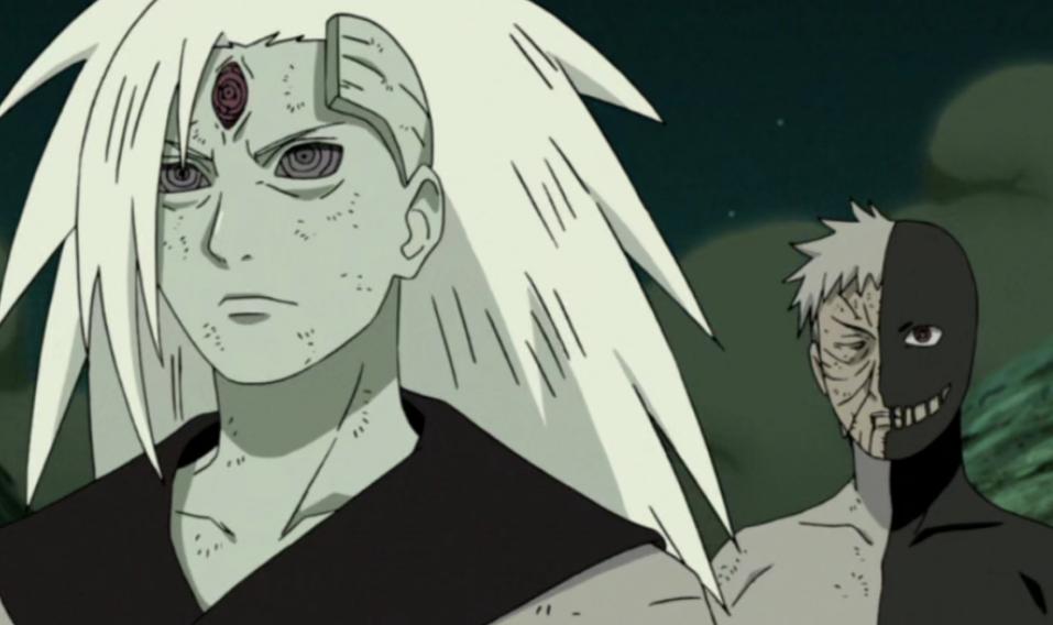 Madara has no eyes when he is resurrected, and he can listen to the ...