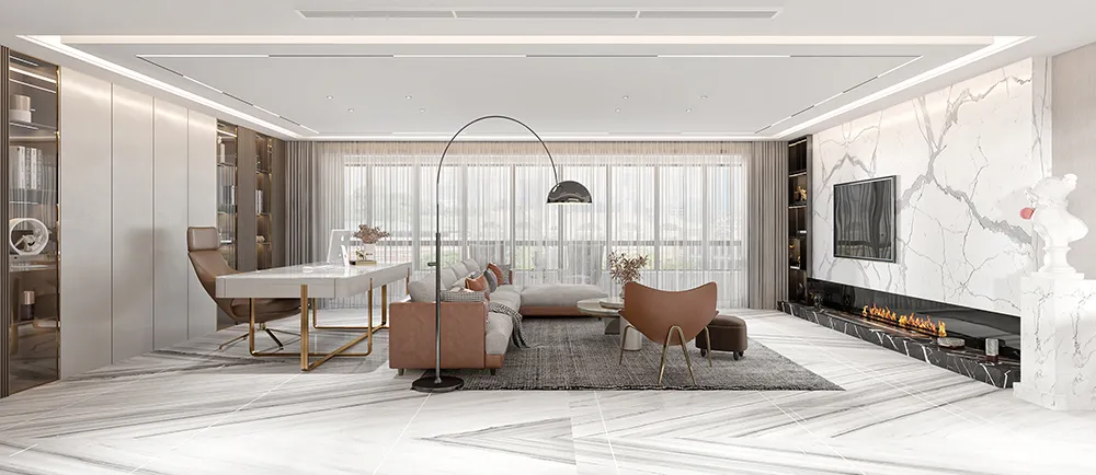 280㎡ modern light luxury style decoration - iMedia