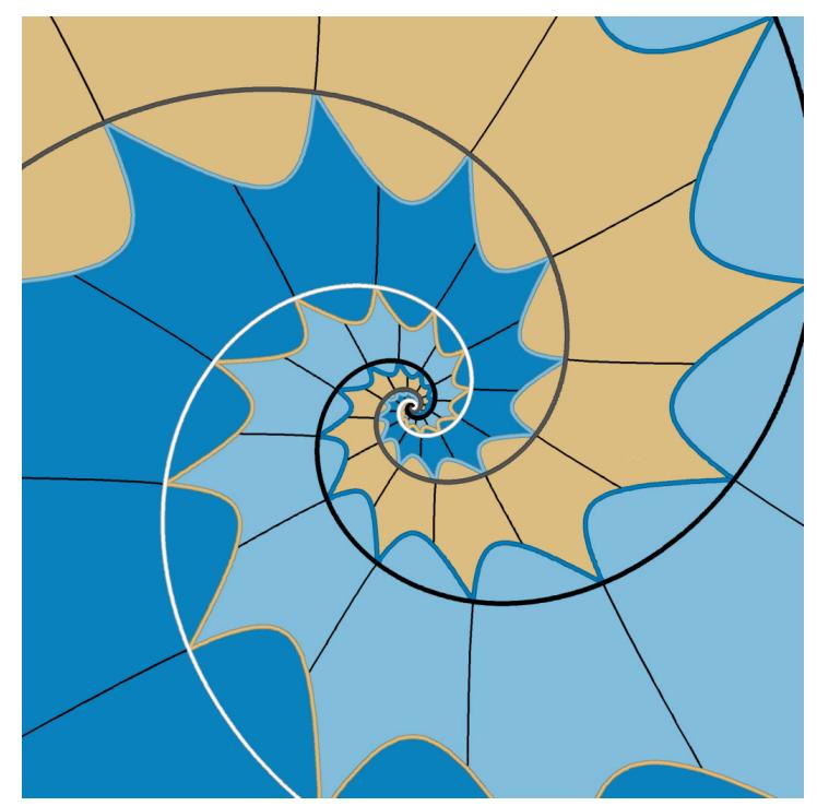 The art of approximating a logarithmic spiral with an arc - iMedia