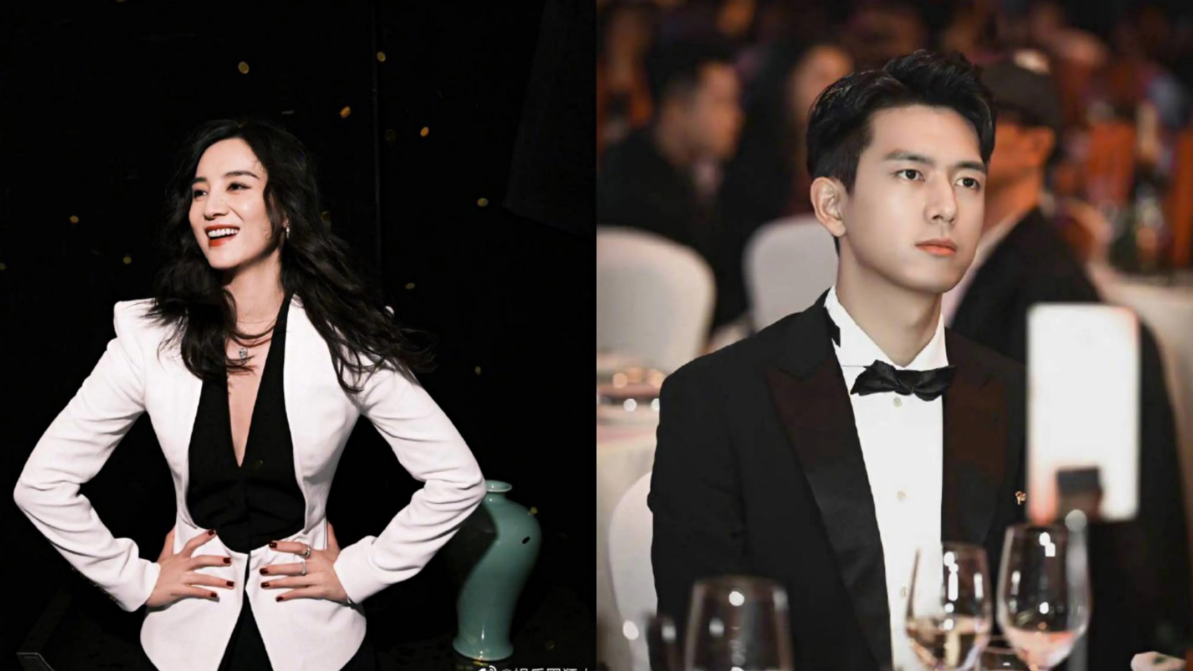 Song Jia Li is present at the ELLE fashion ceremony, black and white ...