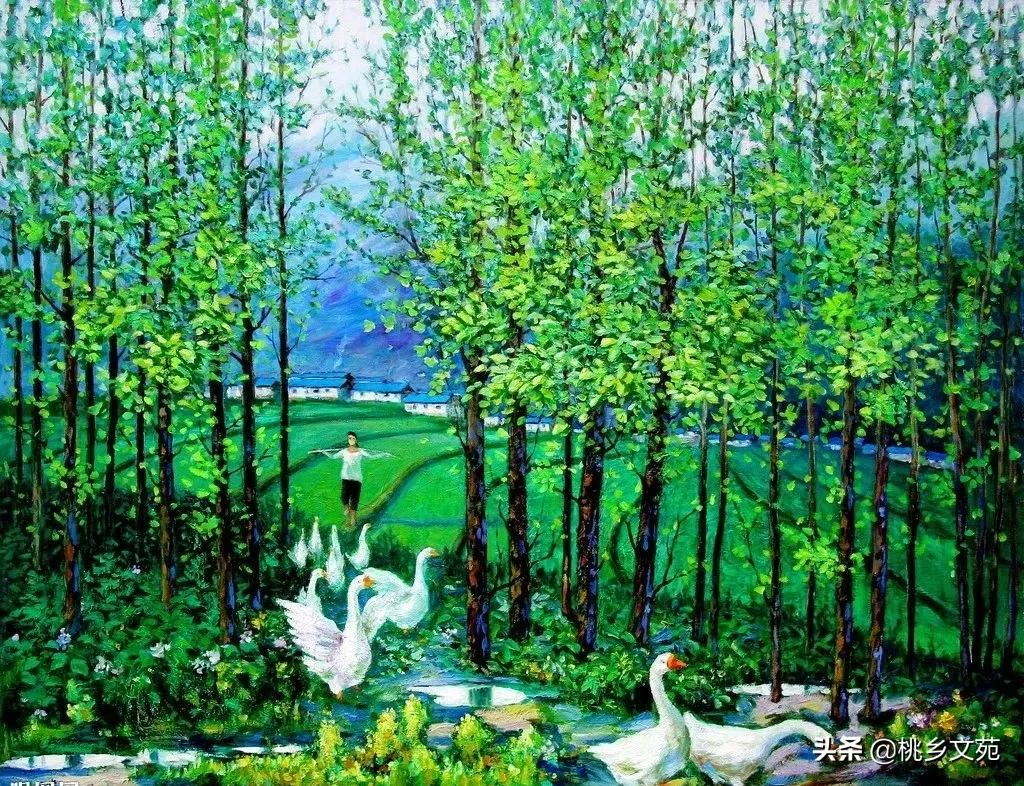 "Poetry" Jiao Fanghai: Spring Outing (2 poems outside) - iNEWS