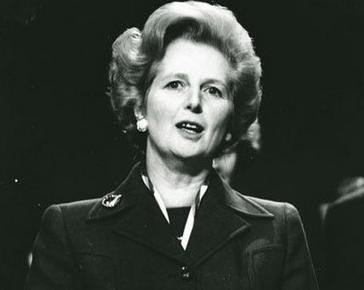 British "Iron Lady" Margaret Thatcher: successful prime minister ...