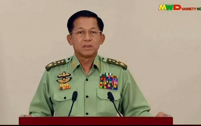 The commander-in-chief of the Myanmar Armed Forces, Min Aung Lai, made ...