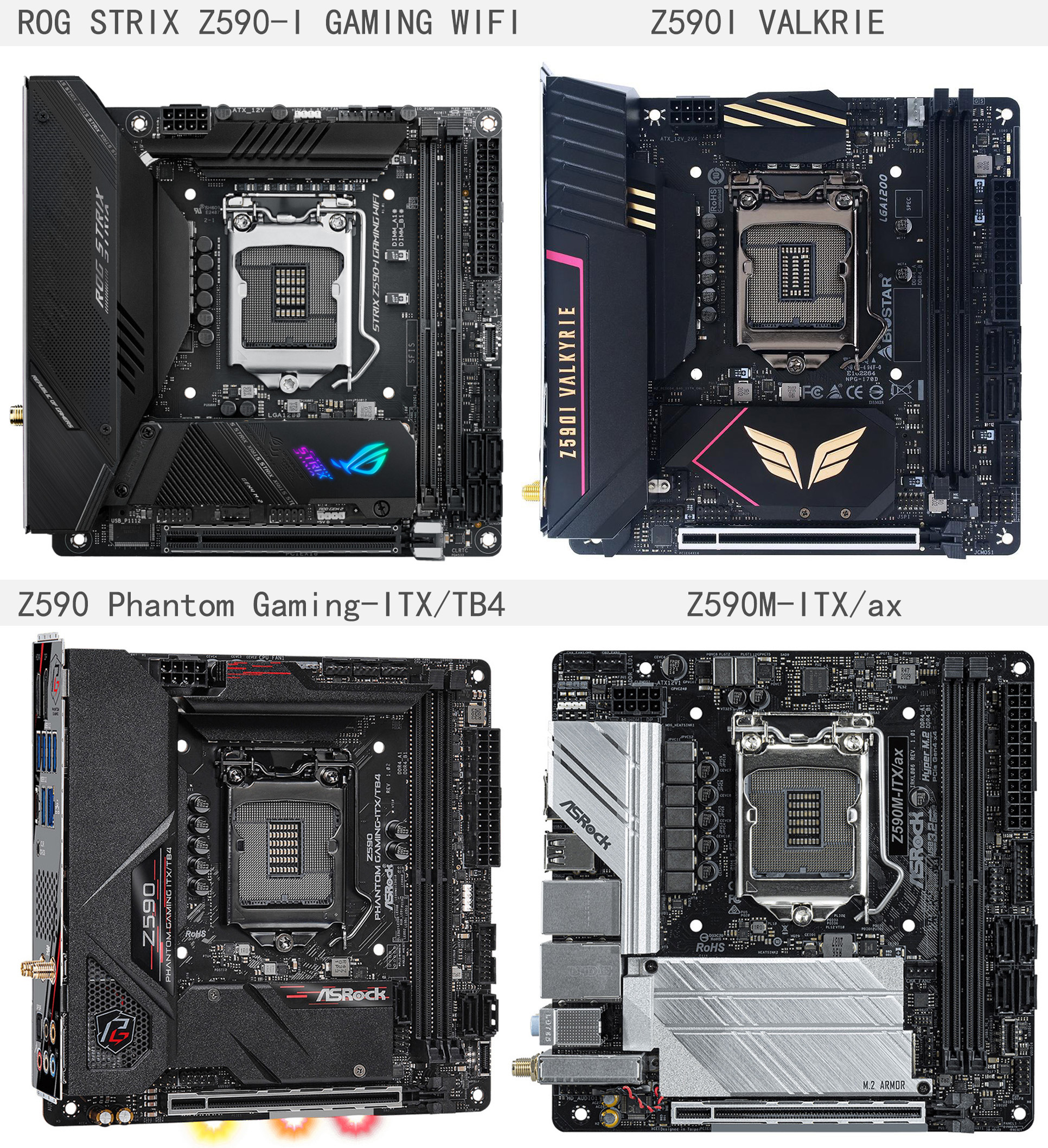 The ITX chapter of the Z590 Raiders, Z590 Phantom Gaming-ITX/TB4 out of ...