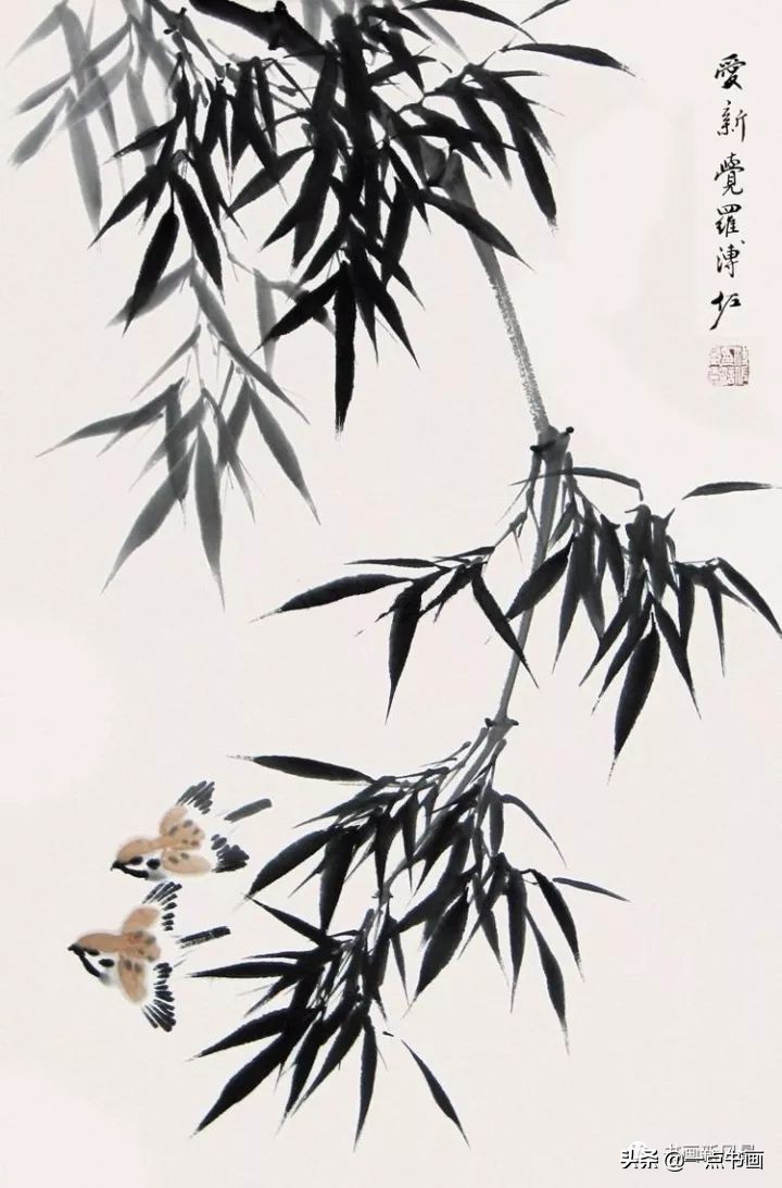 Pu Zuo writes orchids and bamboo, like a breeze blowing on his face - iNEWS