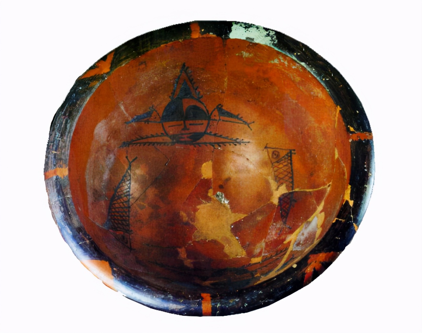 The representative utensil of Yangshao culture - painted pottery basin ...