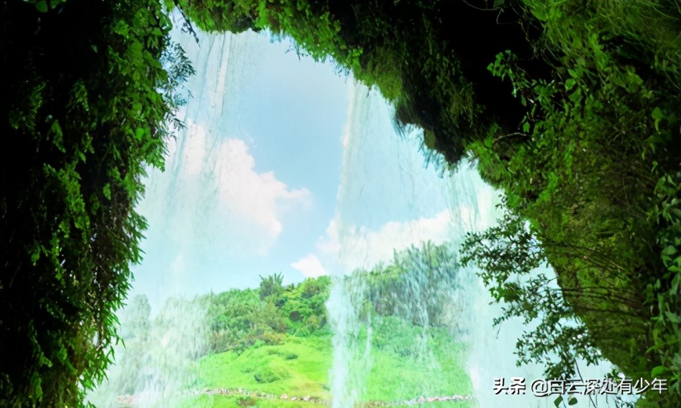 The Water Curtain Cave of the 86 Edition Westward Journey is far away ...