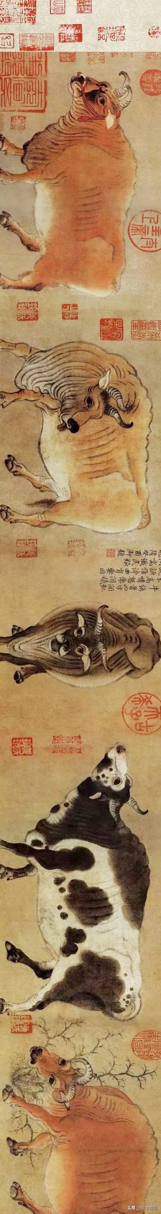 Han Huang's "Five Bulls": the cattle behind the returned national ...