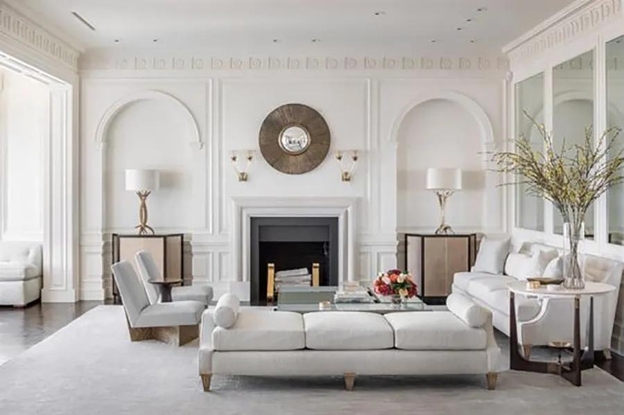 30 TV background wall designs, any one can make the living room 10 ...