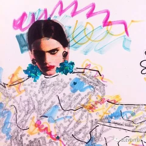 Fashion illustrator's grotesque aesthetics, painted like this, Saint ...