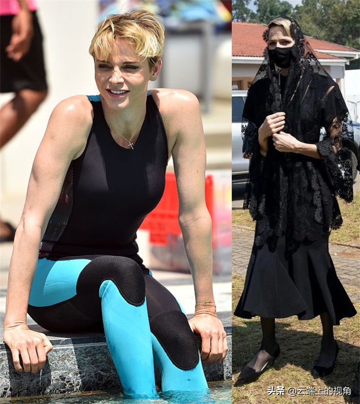 Princess Charlene is thin and has sunken cheeks, which makes it hard to ...