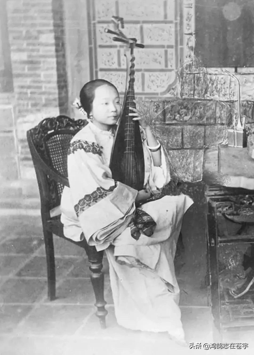 Photo in the late Qing Dynasty: The Great Wall is desolate, the Pipa ...