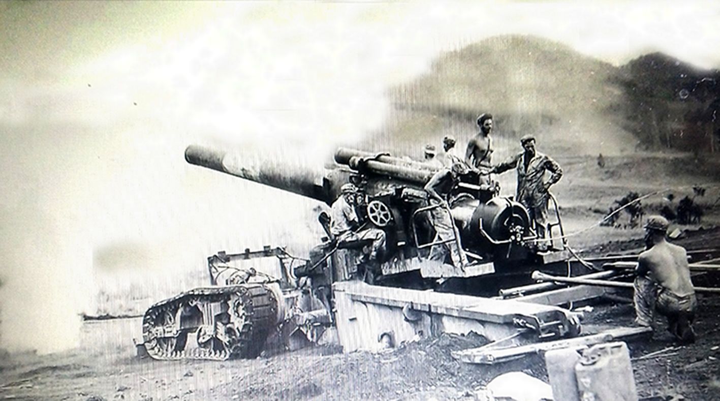 M1 240mm howitzer of American artillery in World War II - iNEWS