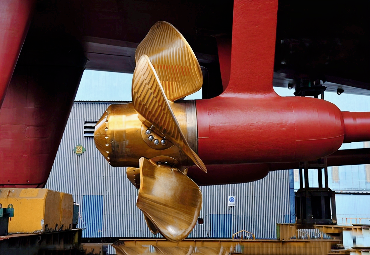 Excited! China has built the largest "propeller" weighing 480 tons and ...