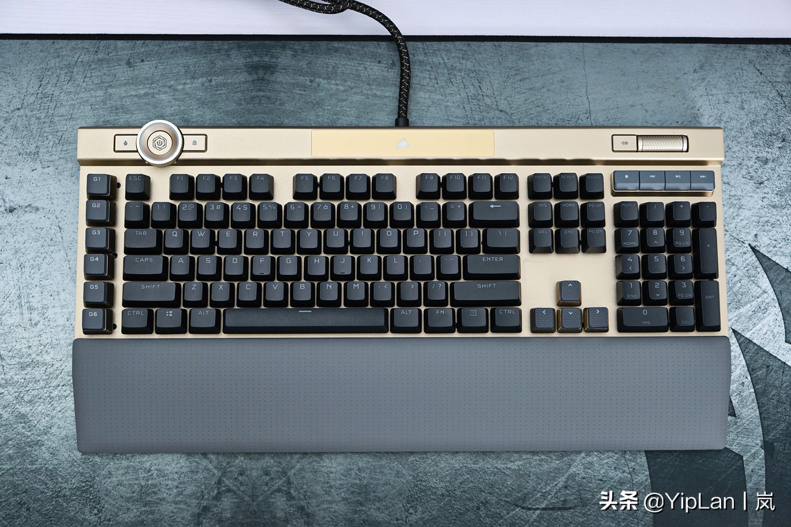 The golden legend comes to the world, CORSAIR K100 RGB Bright Gold ...