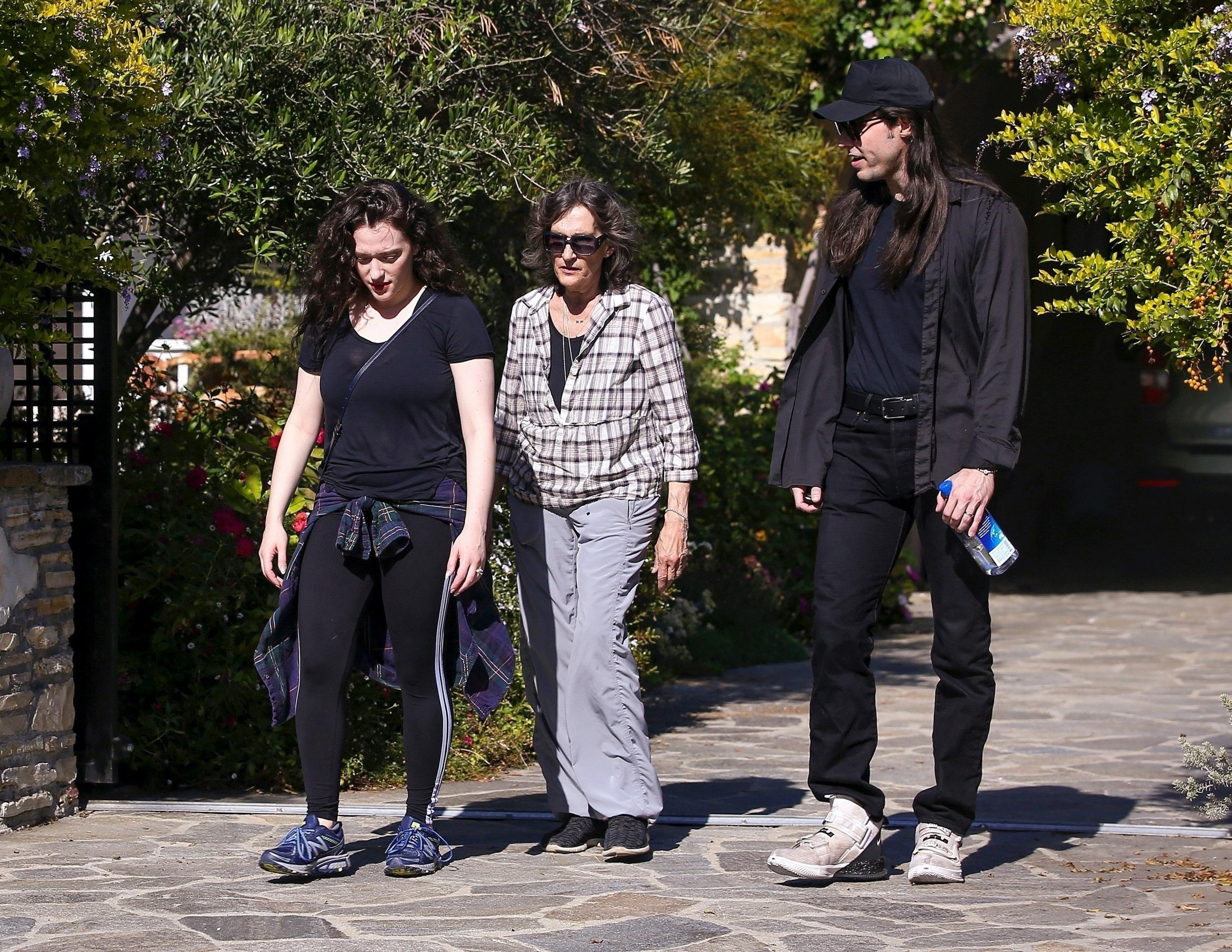 The sexy goddess Kate brought her fiance to see her parents. The big ...