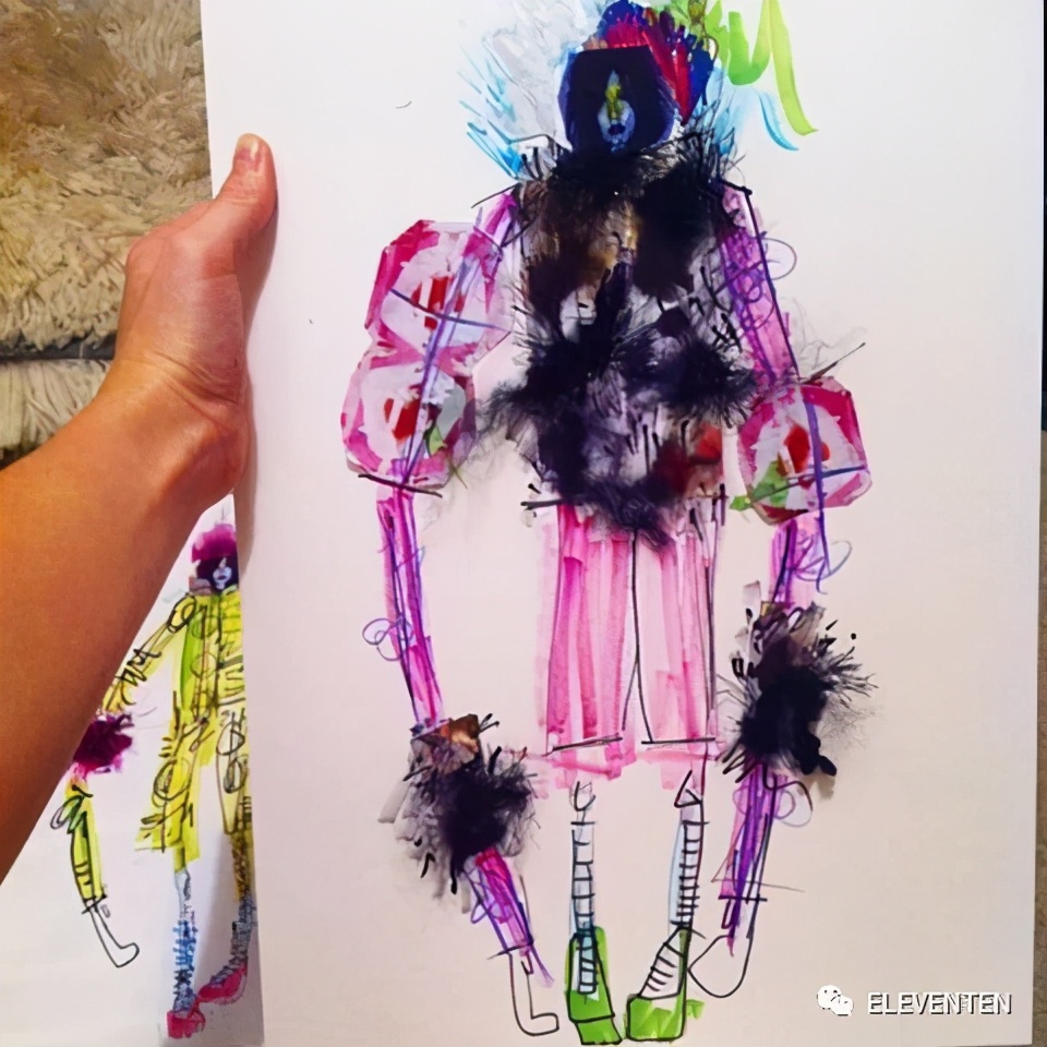 Fashion illustrator's grotesque aesthetics, painted like this, Saint ...