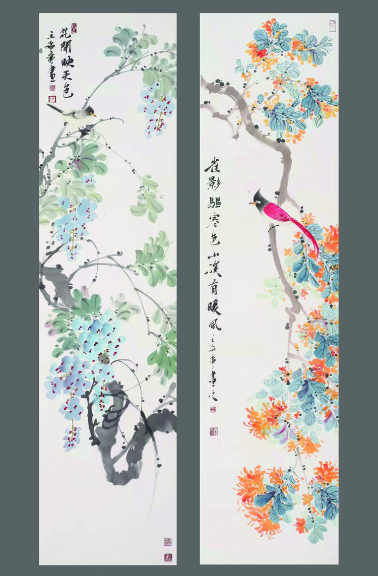 Wonderful workmanship drawing a beautiful landscape-Wang Haining's ...