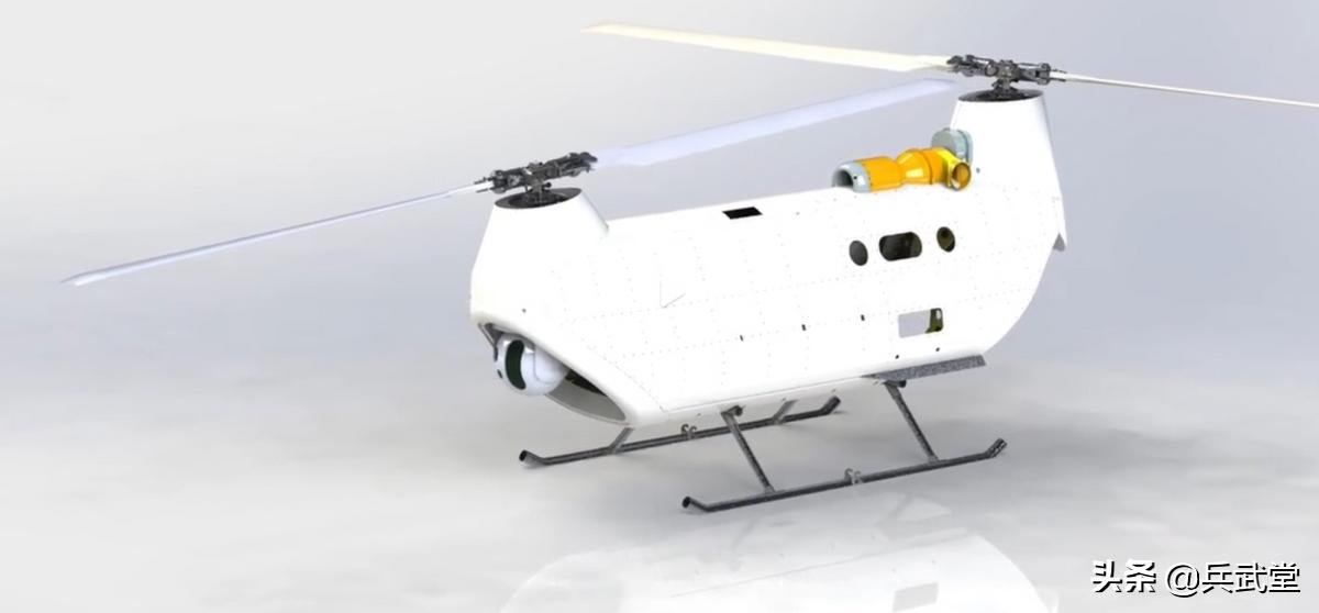 Home-made miniature version of "Chinook" helicopter on the plateau ...