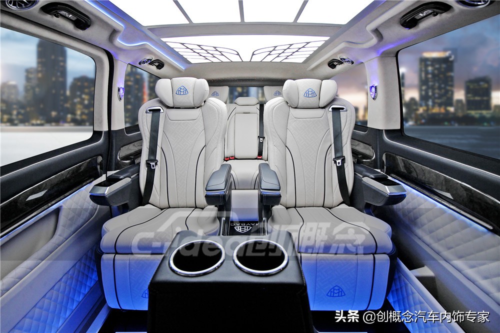 Mercedes-Benz Vito business interior upgrade, luxurious mahogany inlay ...