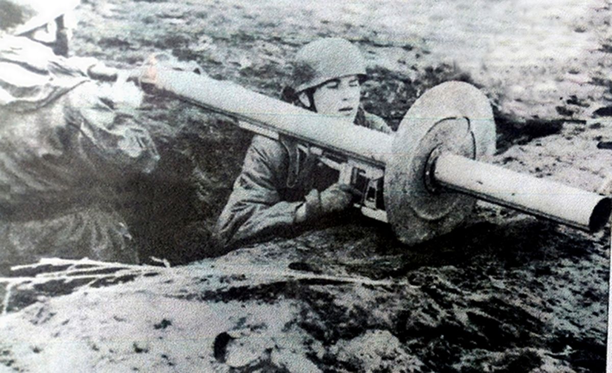 The "tank killer" anti-tank rocket launcher of German light weapons in ...