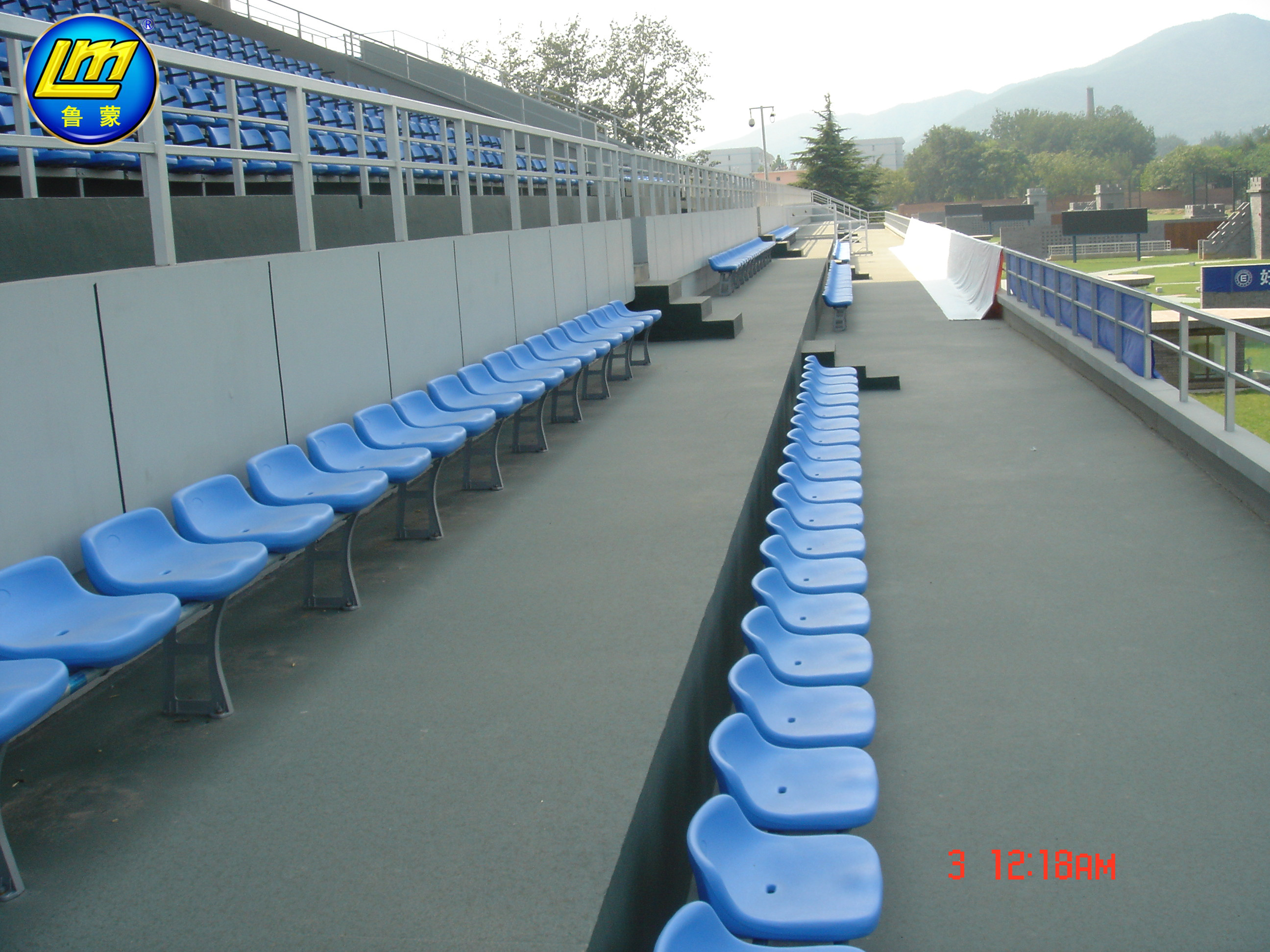 Construction of SPUA spray polyurea waterproof coating for stadium ...