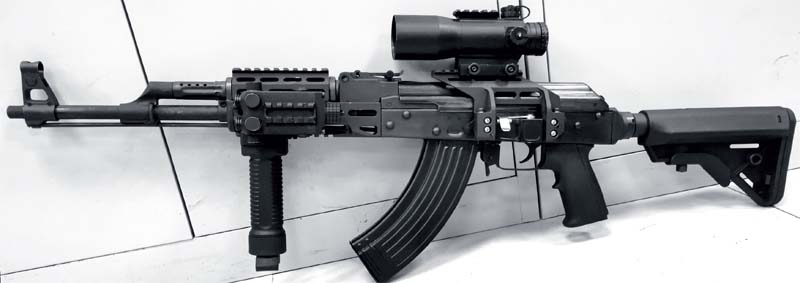 Function expansion! The old gun is new: domestic 56-1g submachine gun ...