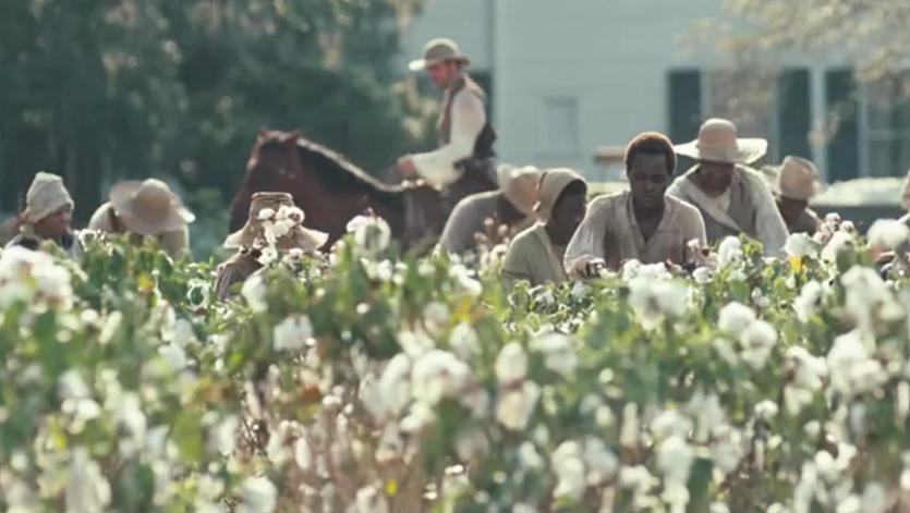 The movie "is a slave 12 years", see the American black slave, picking ...