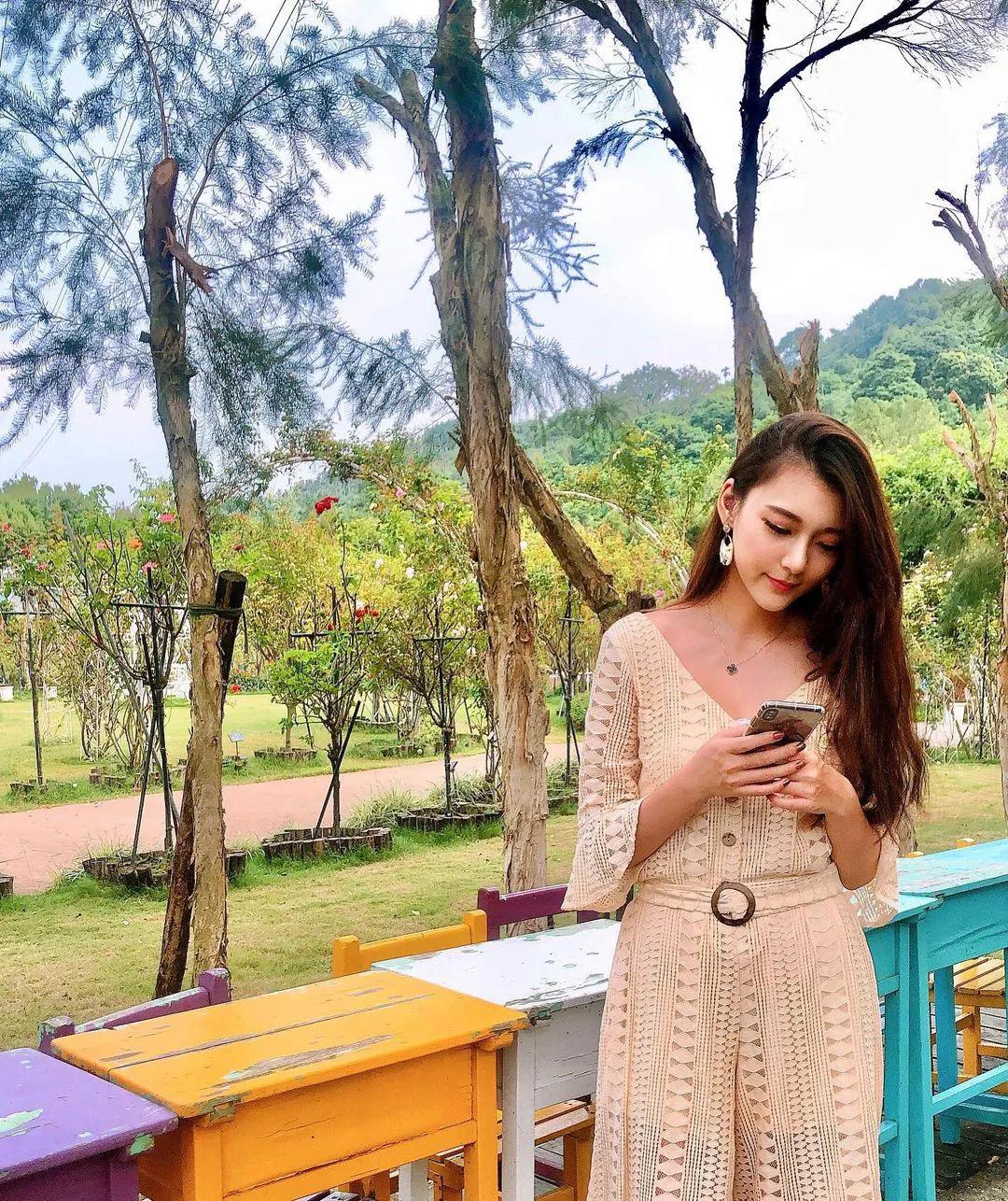 Beautiful international student model Zhang Shuqing Annie is as ...