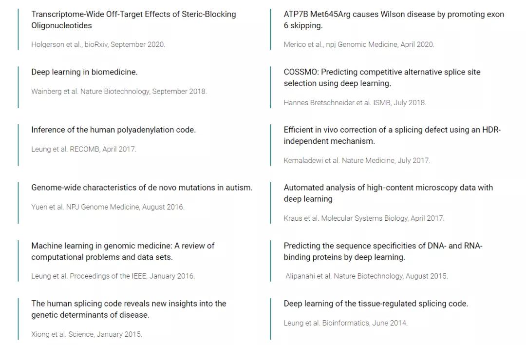 Deep Genomics: Combining AI and RNA biology, focusing on the treatment ...