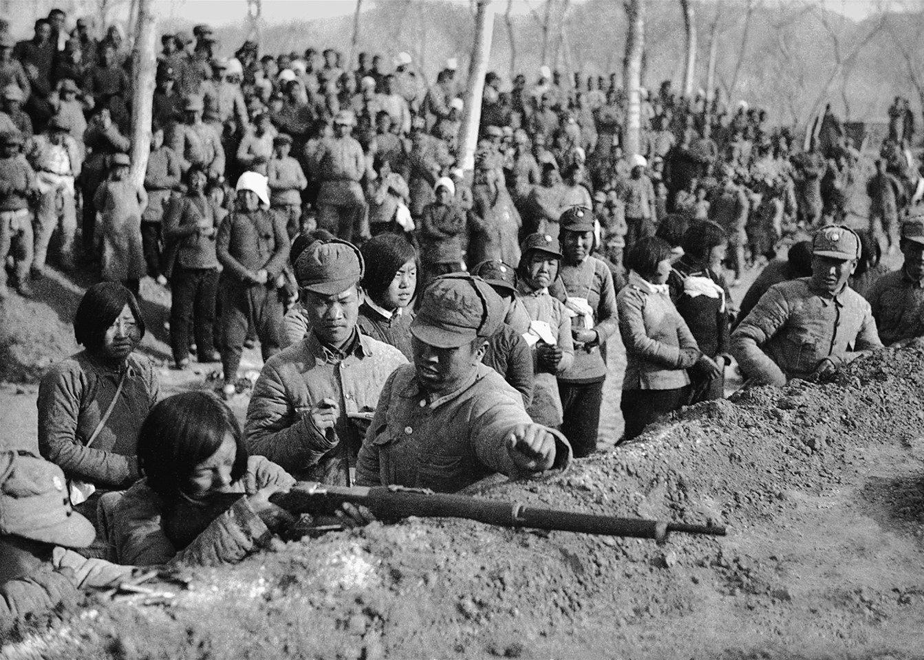 The God of War of the People's Liberation Army, Liu Bocheng put Chiang ...