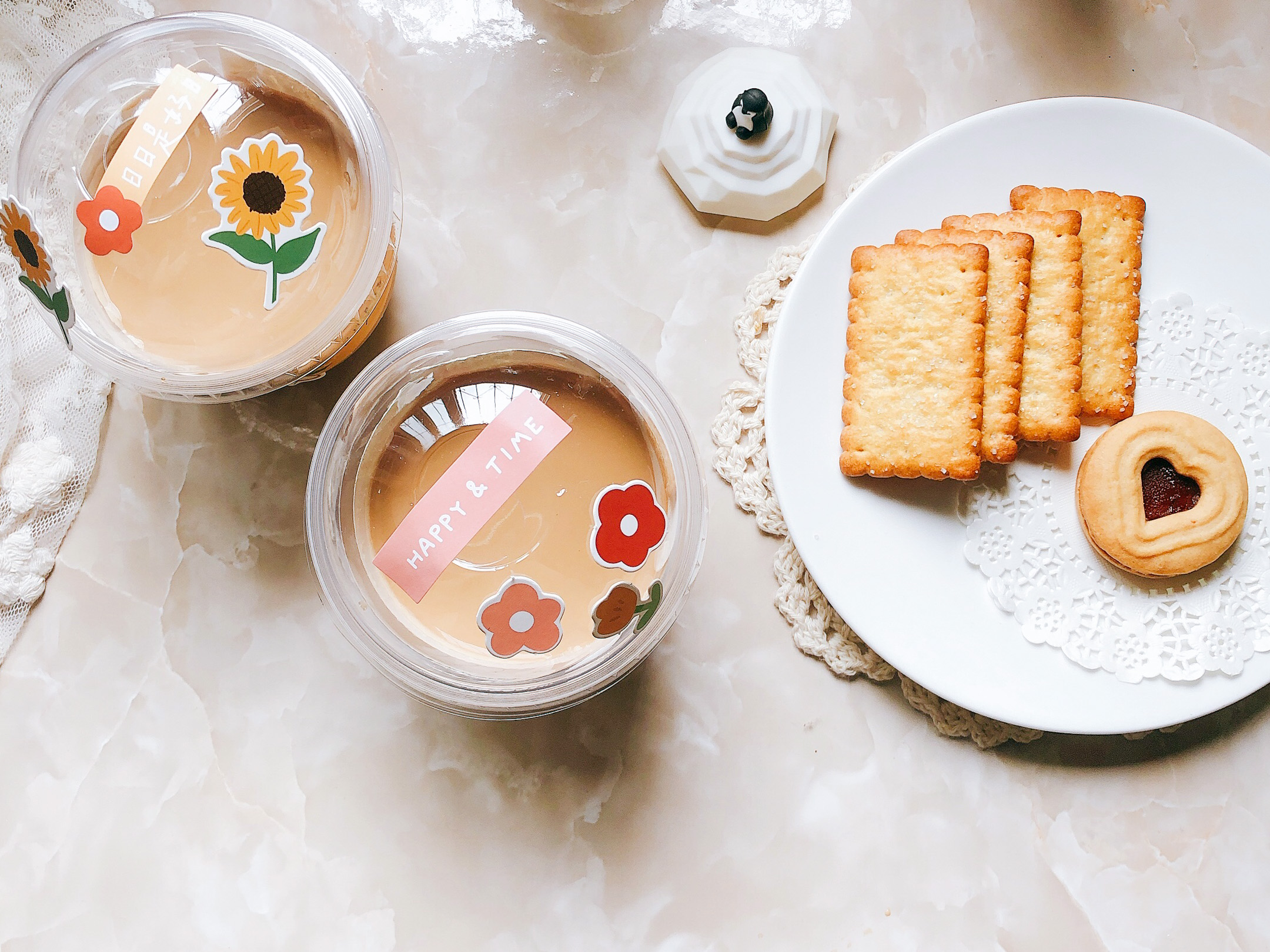 "Smooth and smooth" cold brewed mandarin duck milk tea that can be done ...