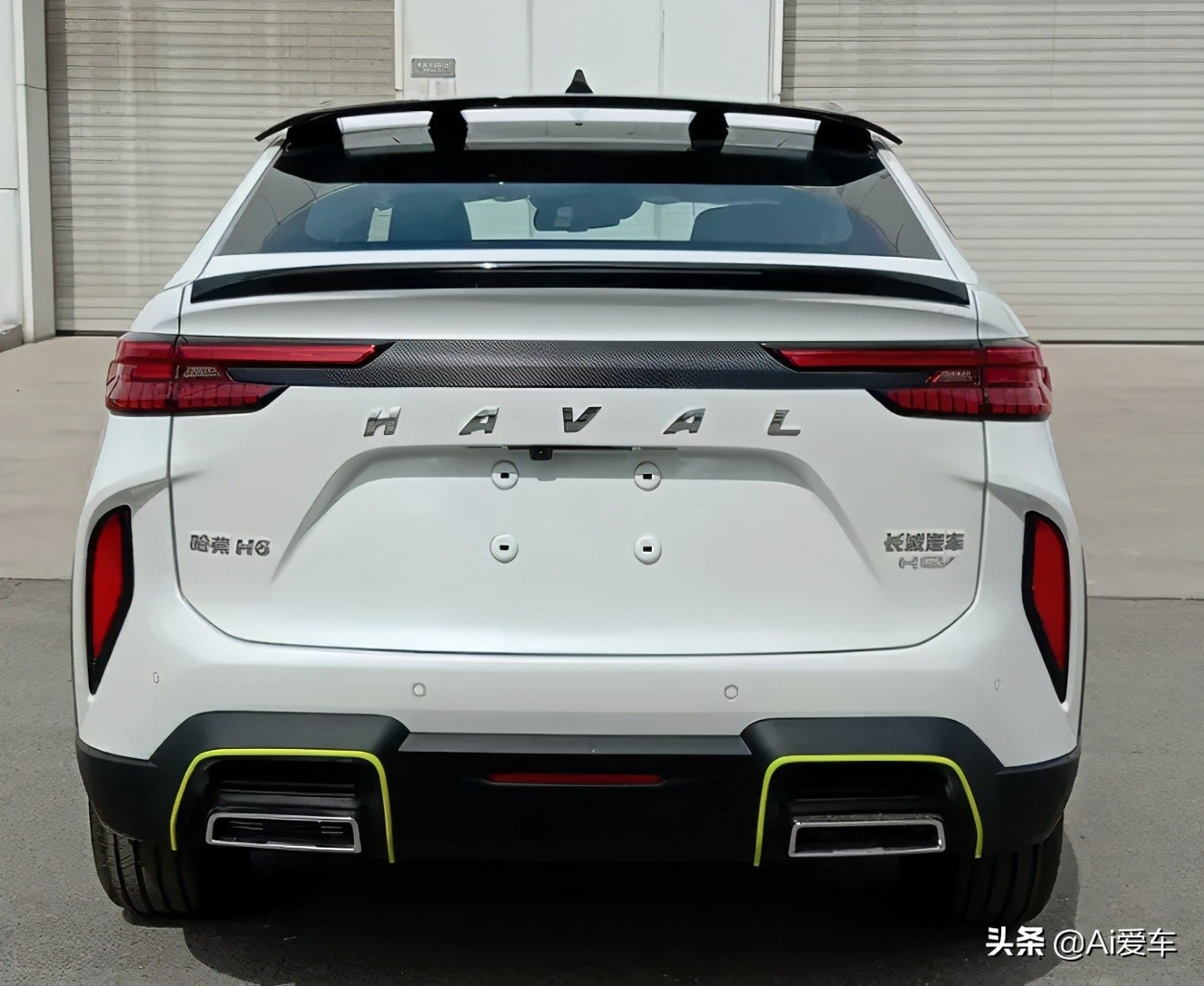 The new Haval H6 new energy real car exposed!The appearance is newly ...