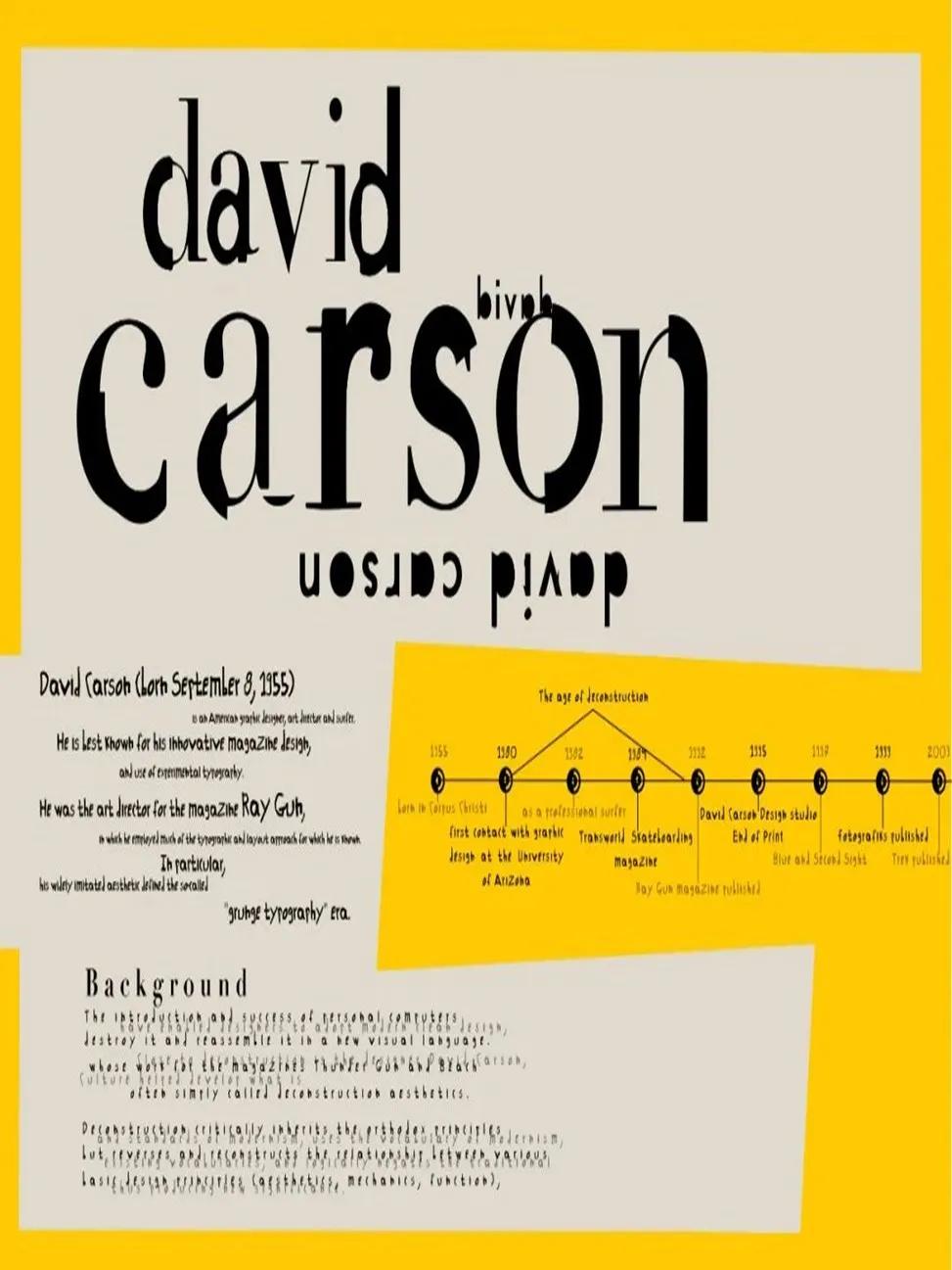 David Carson: The most famous and controversial experimental designer ...