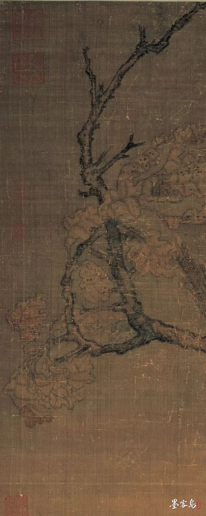 The Northern Song Dynasty flower and bird painter Cui Bai, a picture of ...