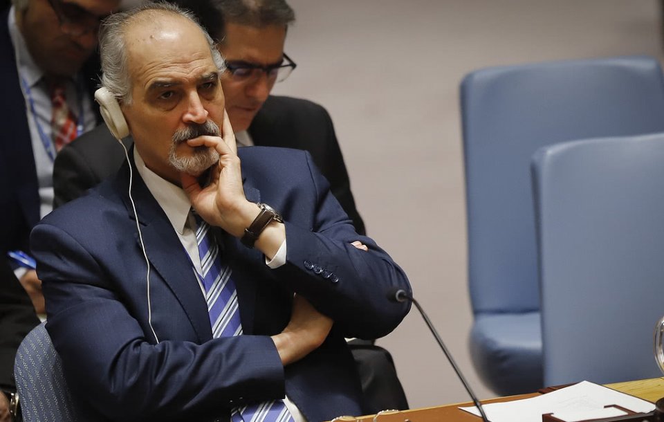 Weak countries have no diplomacy!Bashar Jafari's lonely back is ...