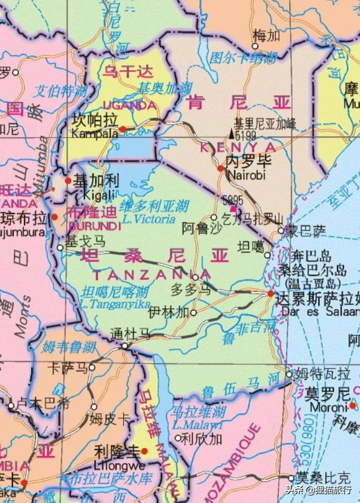 Lake Victoria is the largest lake in Africa and the boundary lake of ...