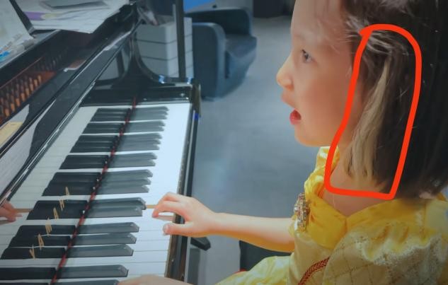 Sun Lihan has a 7-year-old girl who looks like a lot of side faces in ...